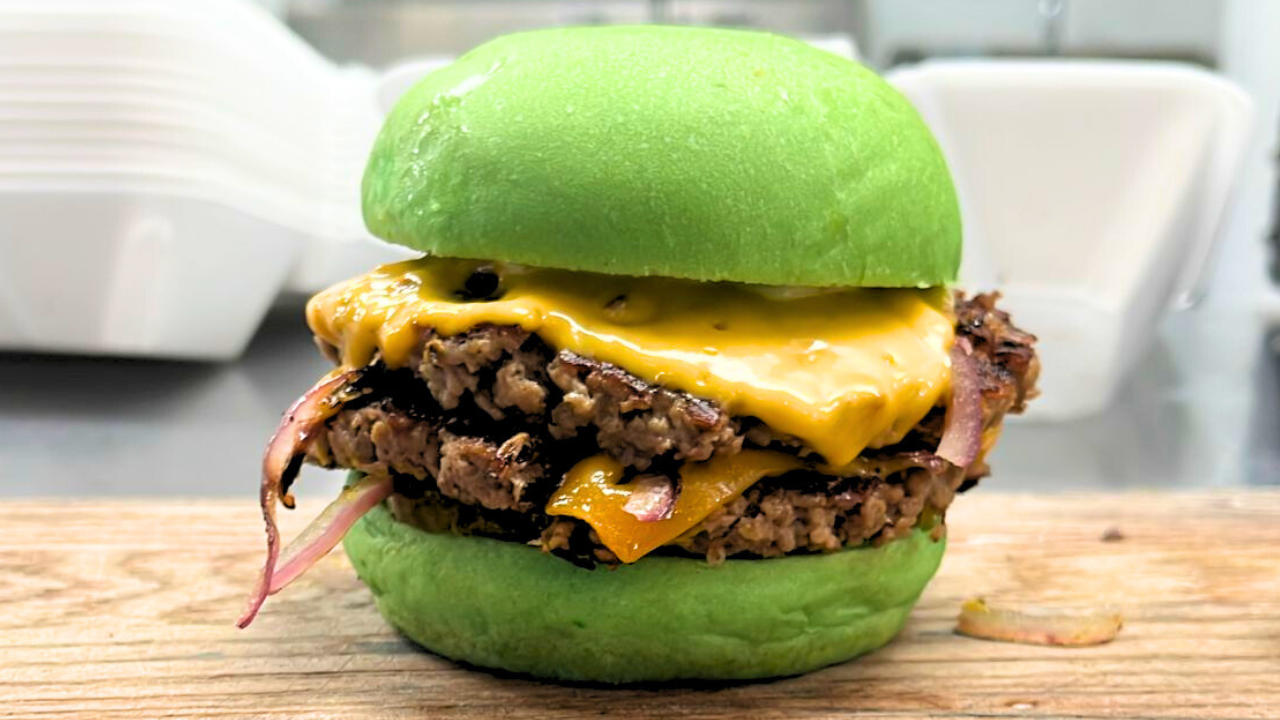 Best Vegan Burgers in Richardson | Wulf Burger Green Bun